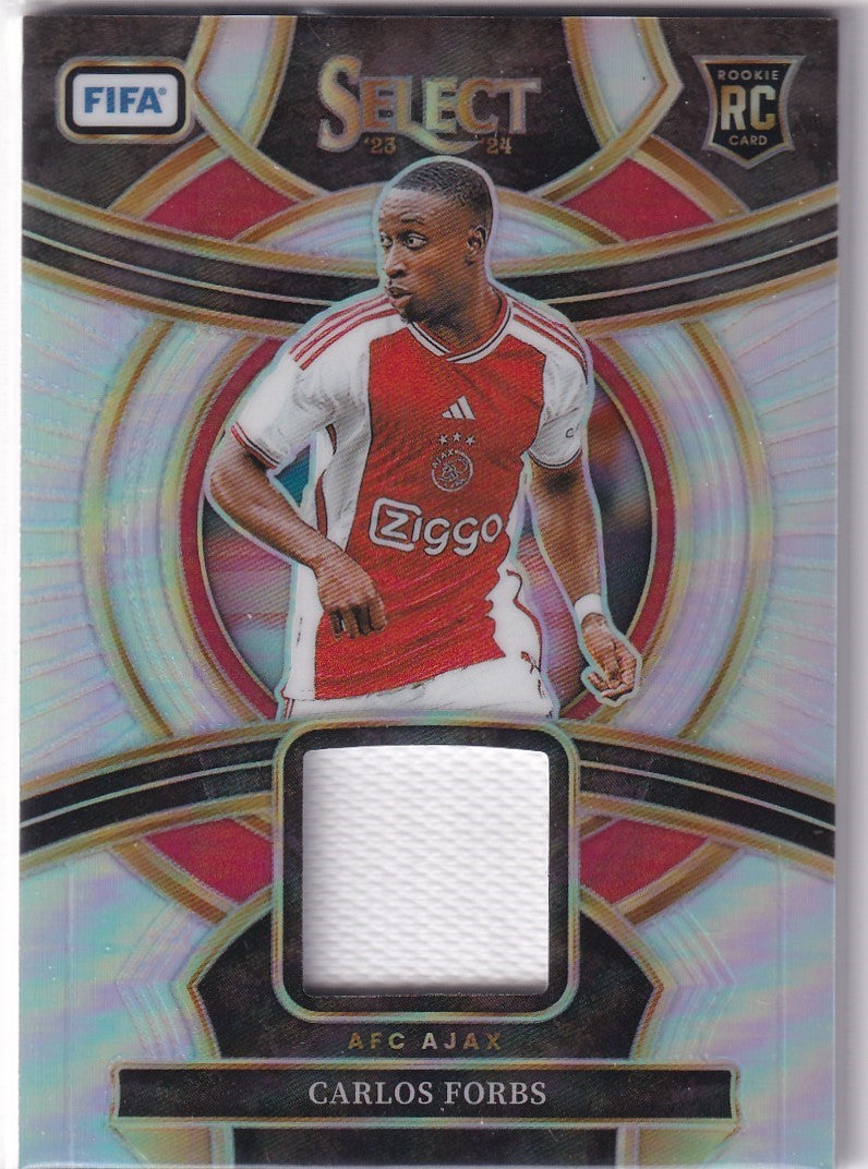 Carlos Forbes RC Select Swatches Panini Select FIFA Soccer 2023-24 ...