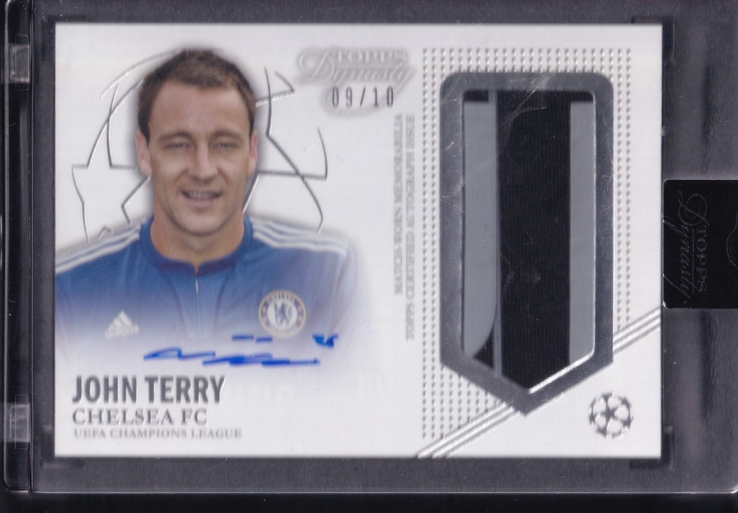 John Terry On Card Autograph Match-Worn Patch /10 Topps Dynasty UCL 20 ...